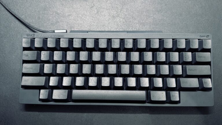 HHKB HYBRID Type-SでUSB接続（有線接続）とBlutooth接続（無線接続）を切り替える方法（Macの場合）